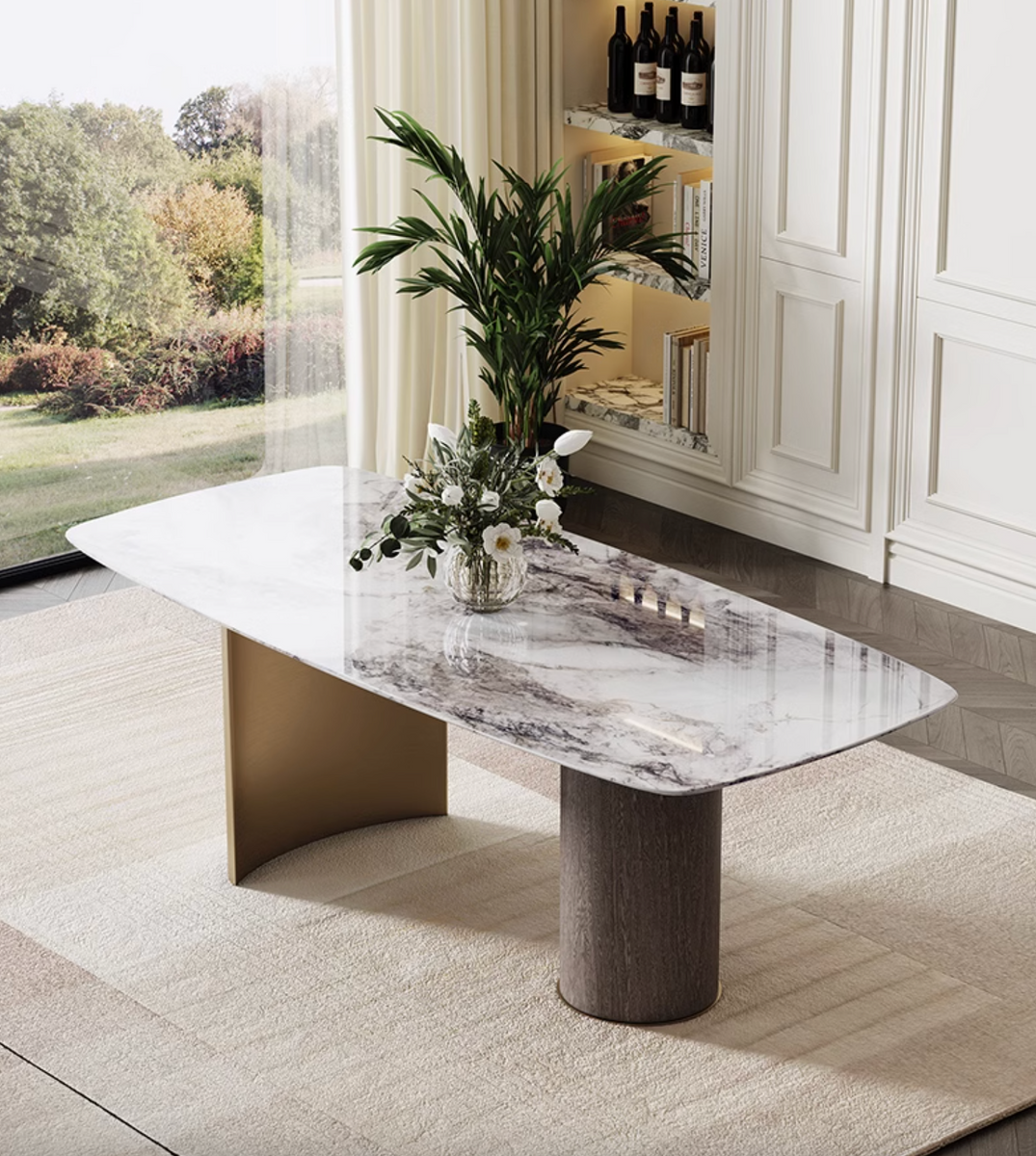 Cameron Dining Table, Marble – DC Concept