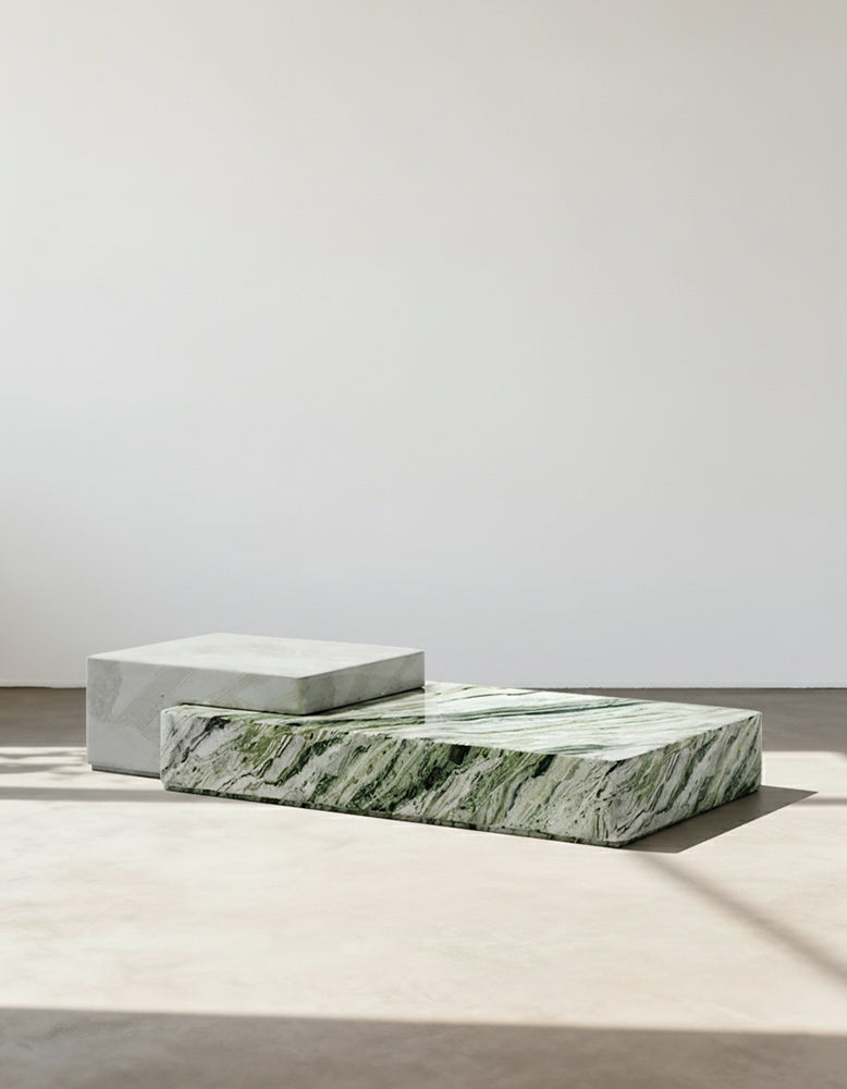 Stylish Giuli Marble Coffee Table Set, Stone for Modern Living | DC Concept