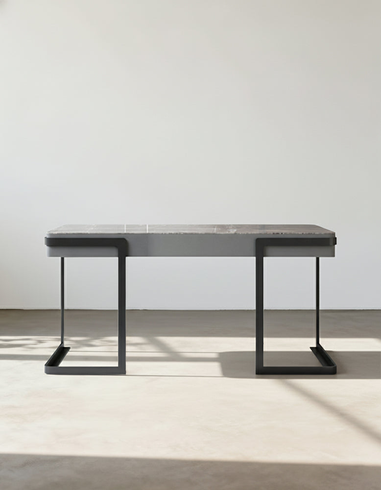 Luxury Hadley Office Desk in Sintered Stone for Small Spaces office ...