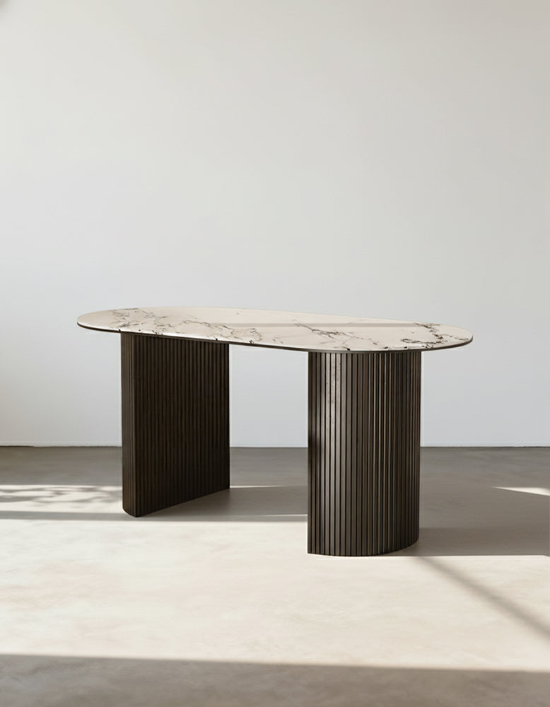 Esther Dining Table, Sintered | Statement Dining Table | DC Concept