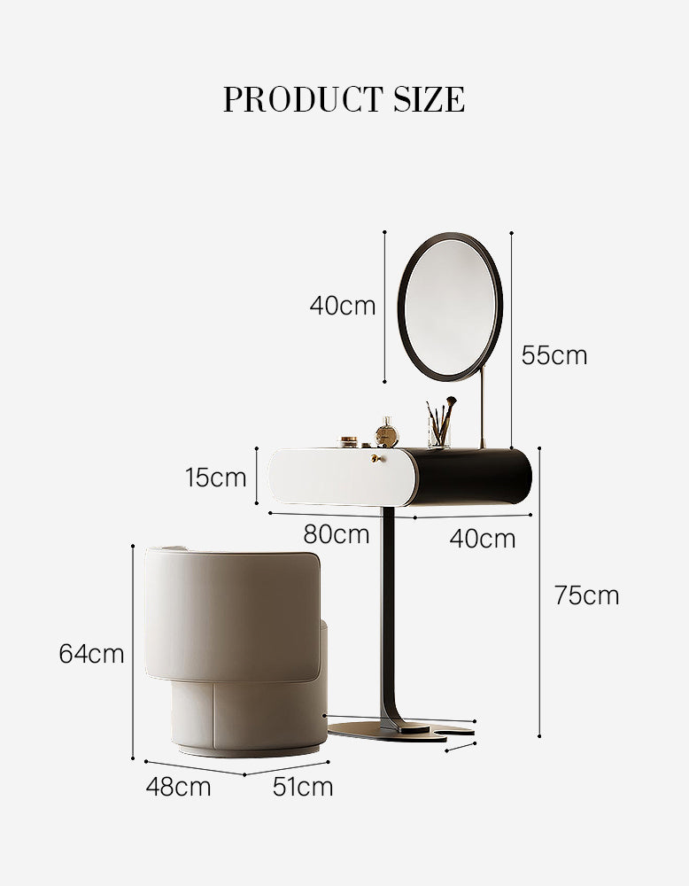 Fisher Small Dressing Table With Mirror, Slimline Dressing Table – DC ...