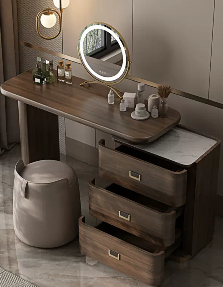 Harvey Dressing Table With Side Drawer – DC Concept