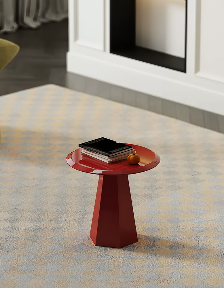 Abbott Side Table, Red – DC Concept