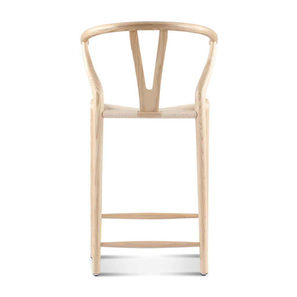 Wishbone Bar Stool Walnut – DC Concept