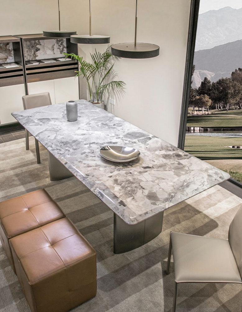 Natural Marble Dining Table – DC Concept